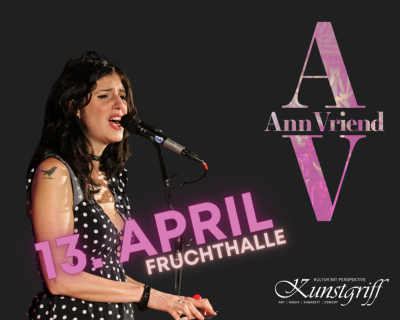 4×1 Freikarte für die Show von Ann Vriend - Pfalz Digital